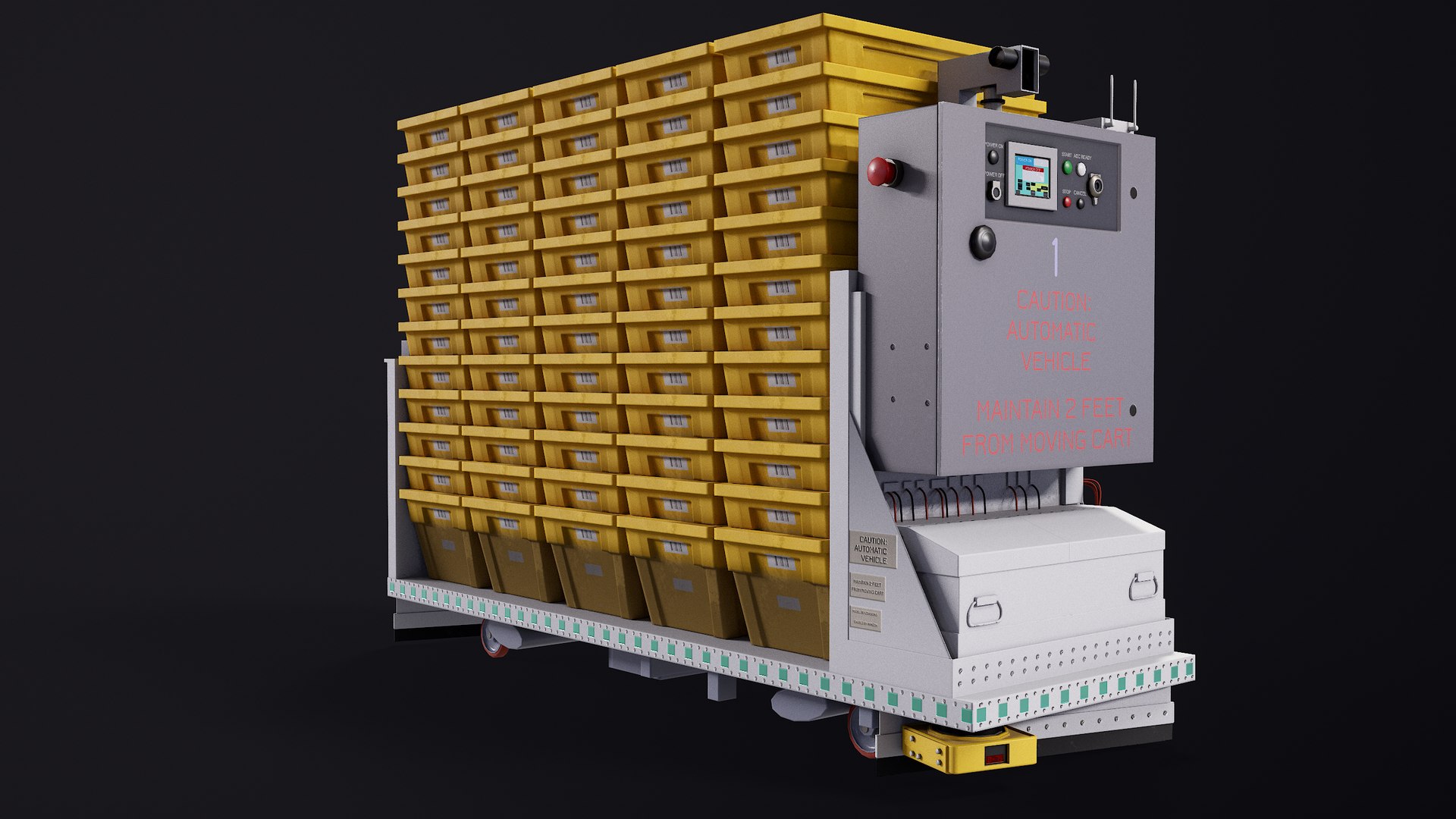 Industrial Warehouse Robot Amazon Kermit 3D - TurboSquid 1756745