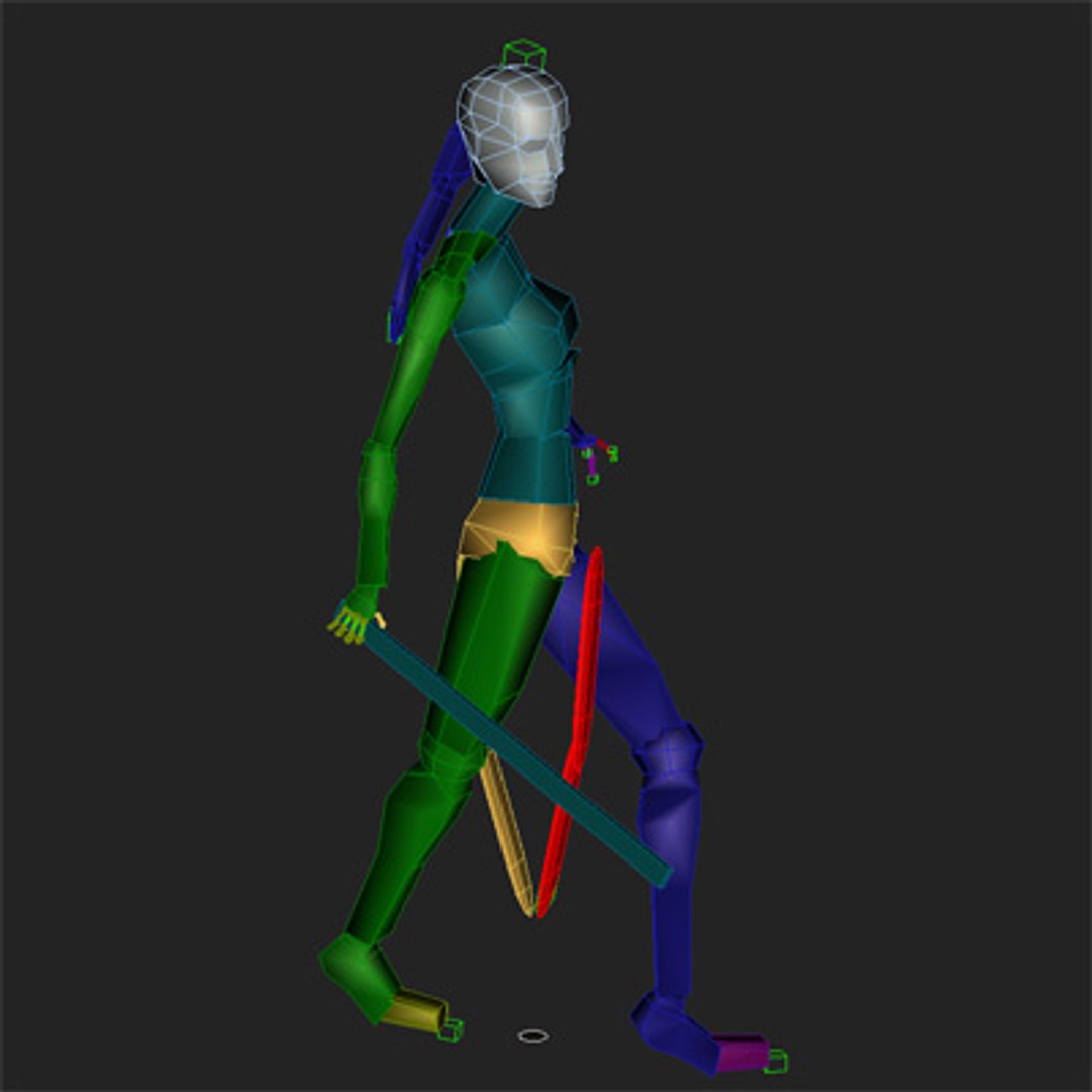 3d Fantasy Elf Female Model