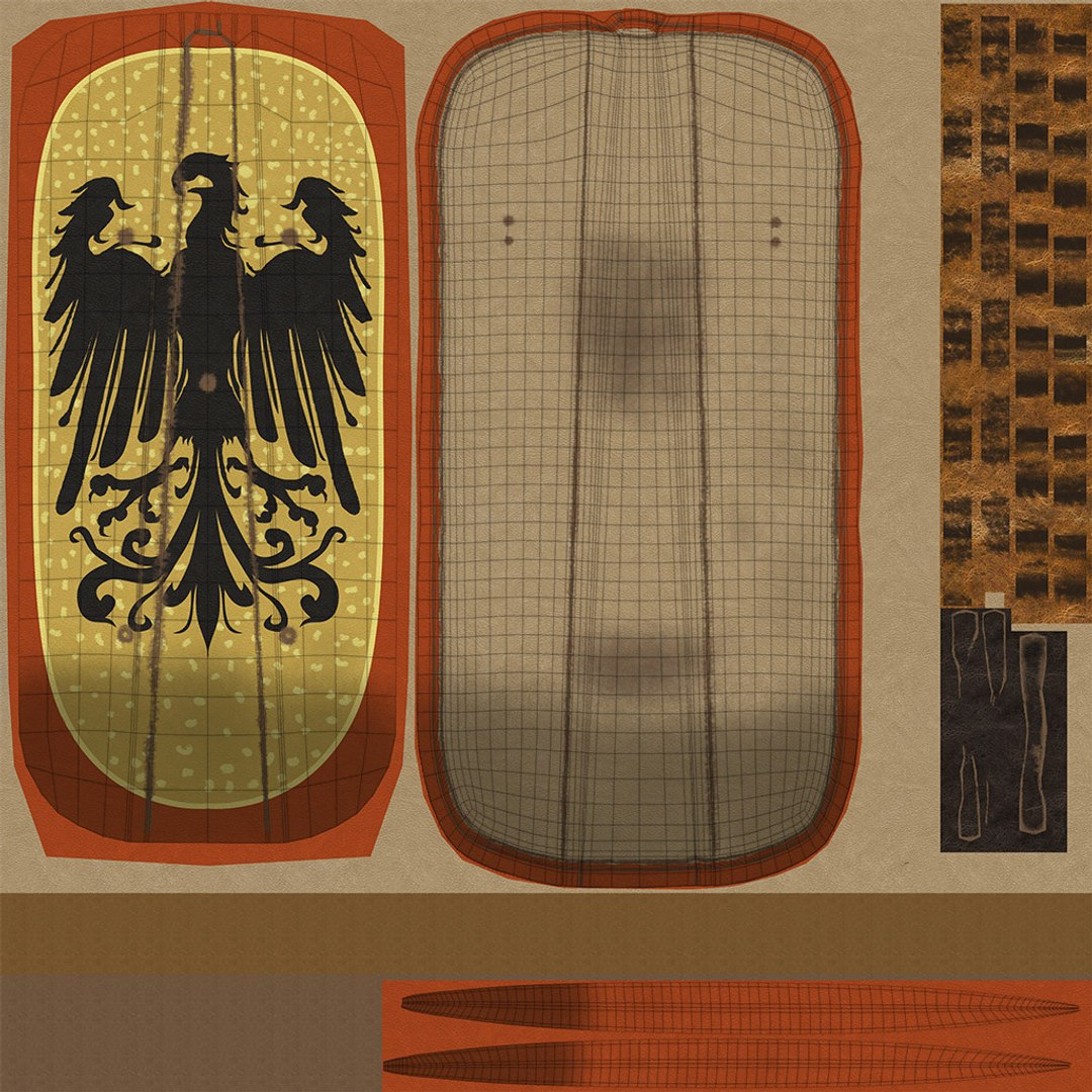 Pavise Shield 3D Model - TurboSquid 1190202