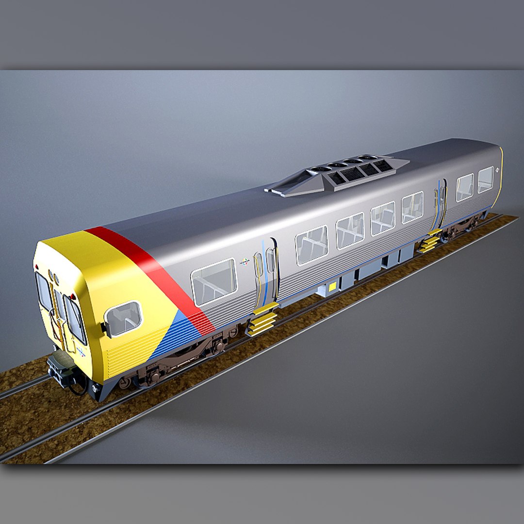 Diesel Railcar 3100 Class 3D Model - TurboSquid 1306804