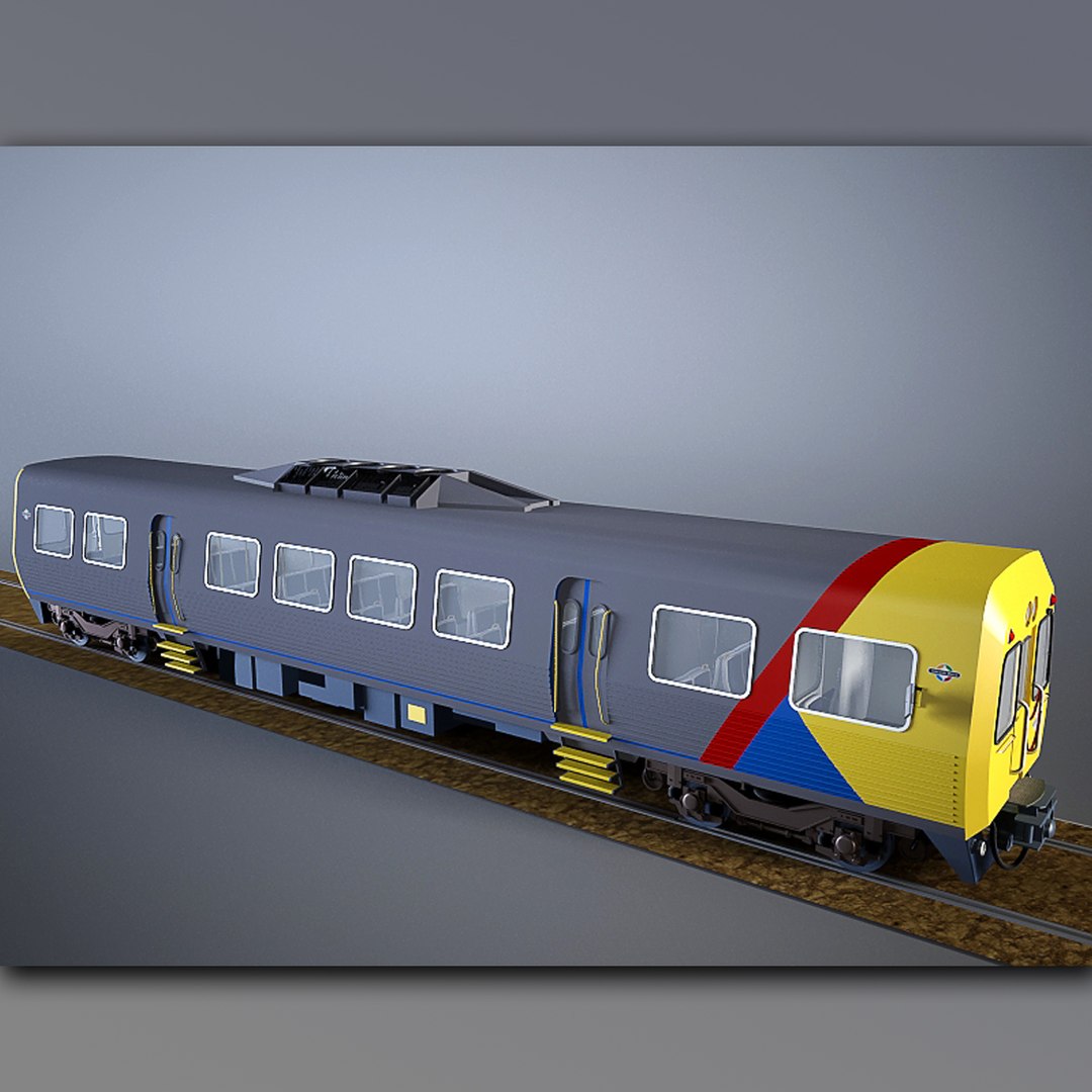 Diesel Railcar 3100 Class 3D Model - TurboSquid 1306804