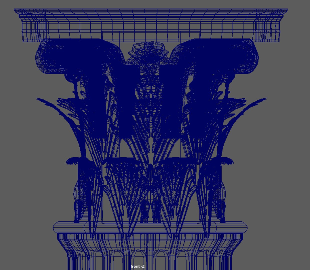 Corinth Column Model - TurboSquid 1634720