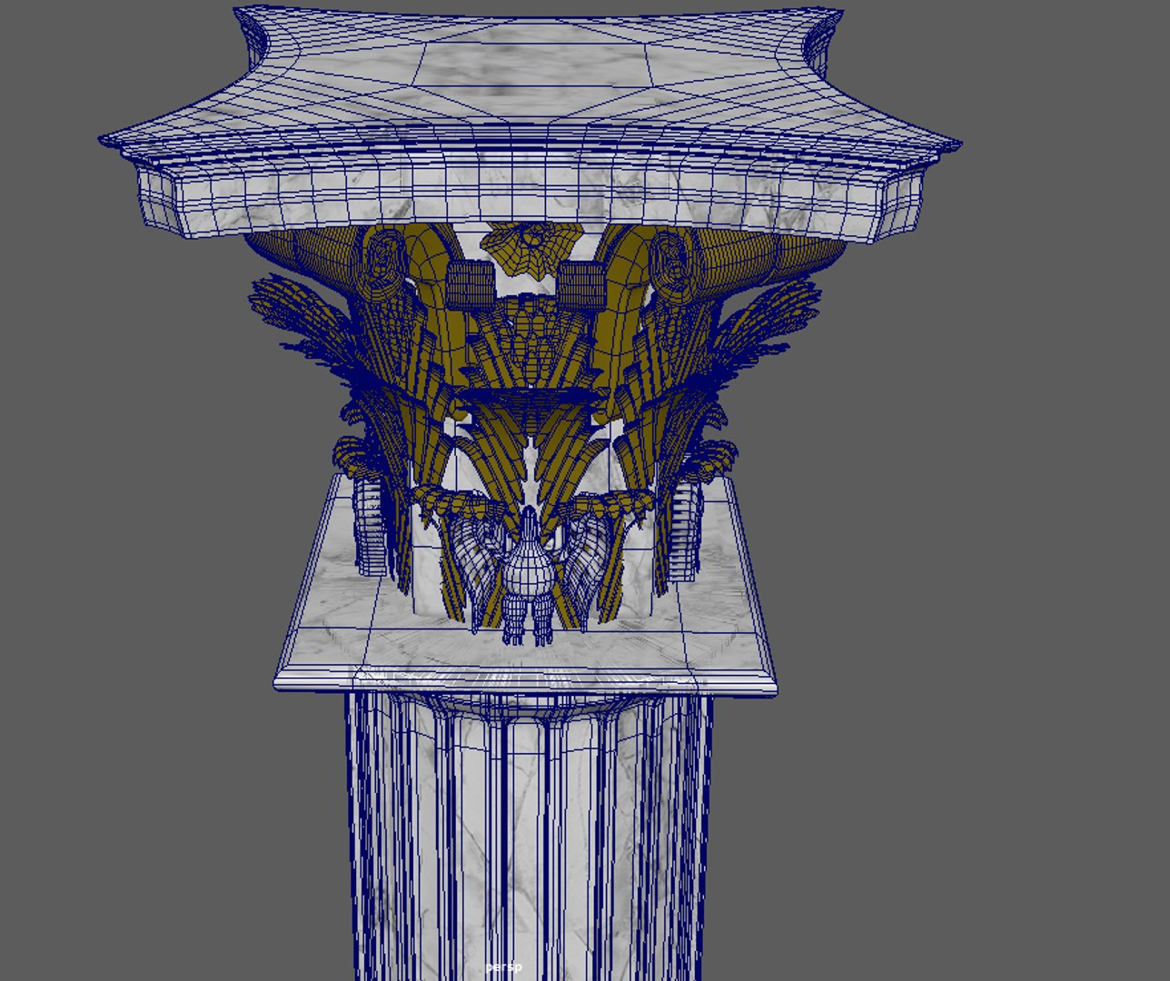 Corinth Column Model - TurboSquid 1634720