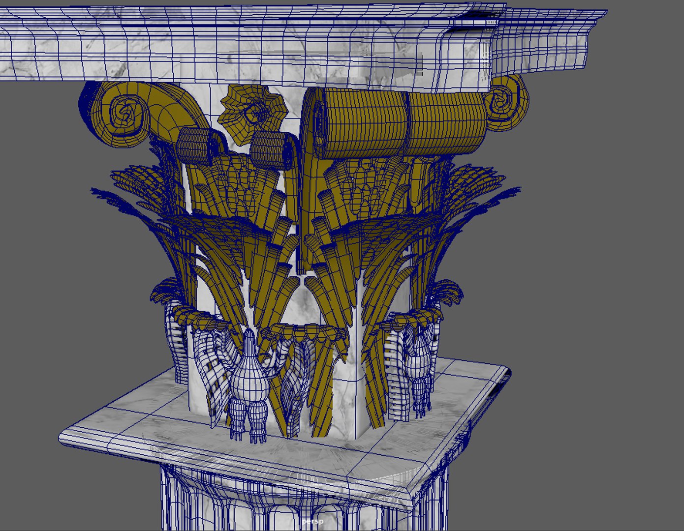 Corinth Column Model - TurboSquid 1634720