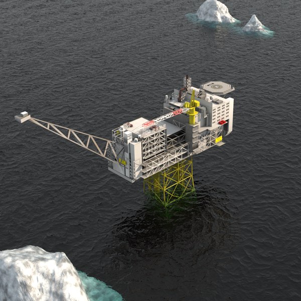 3D jotun b oil platform model - TurboSquid 1193498