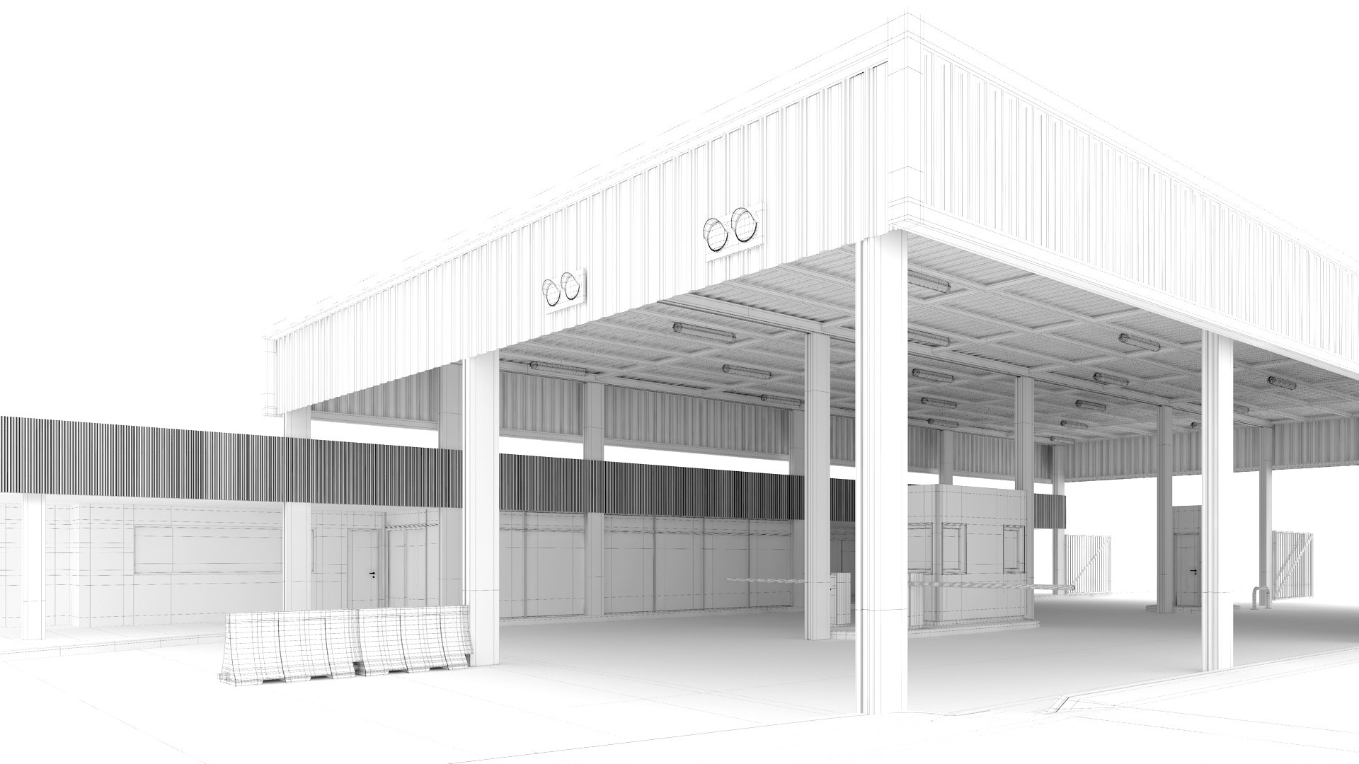 Border Crossing 01 3D - TurboSquid 2161708