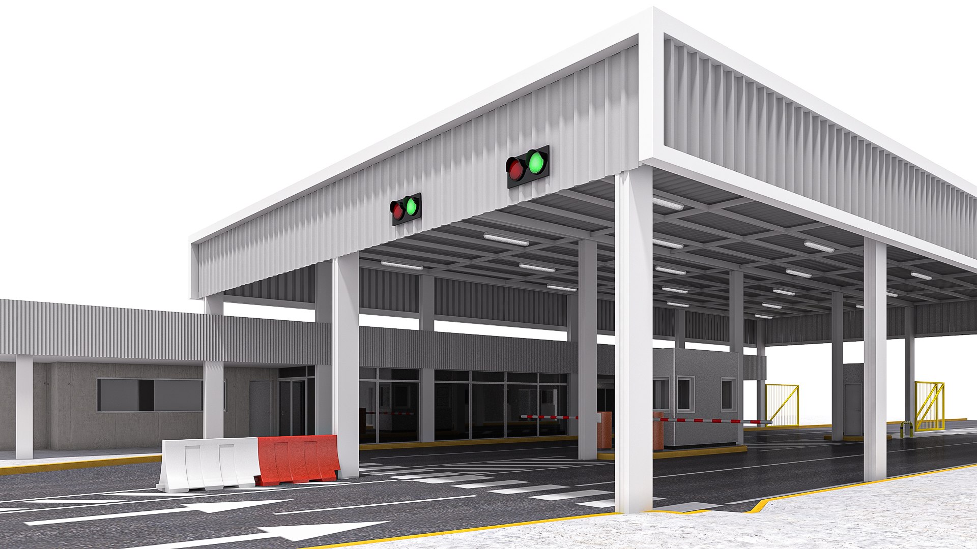 Border Crossing 01 3D - TurboSquid 2161708