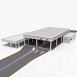 Blast Fence 3d Model