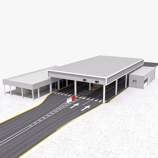 modelo 3d Cruce fronterizo 01 - TurboSquid 2161708