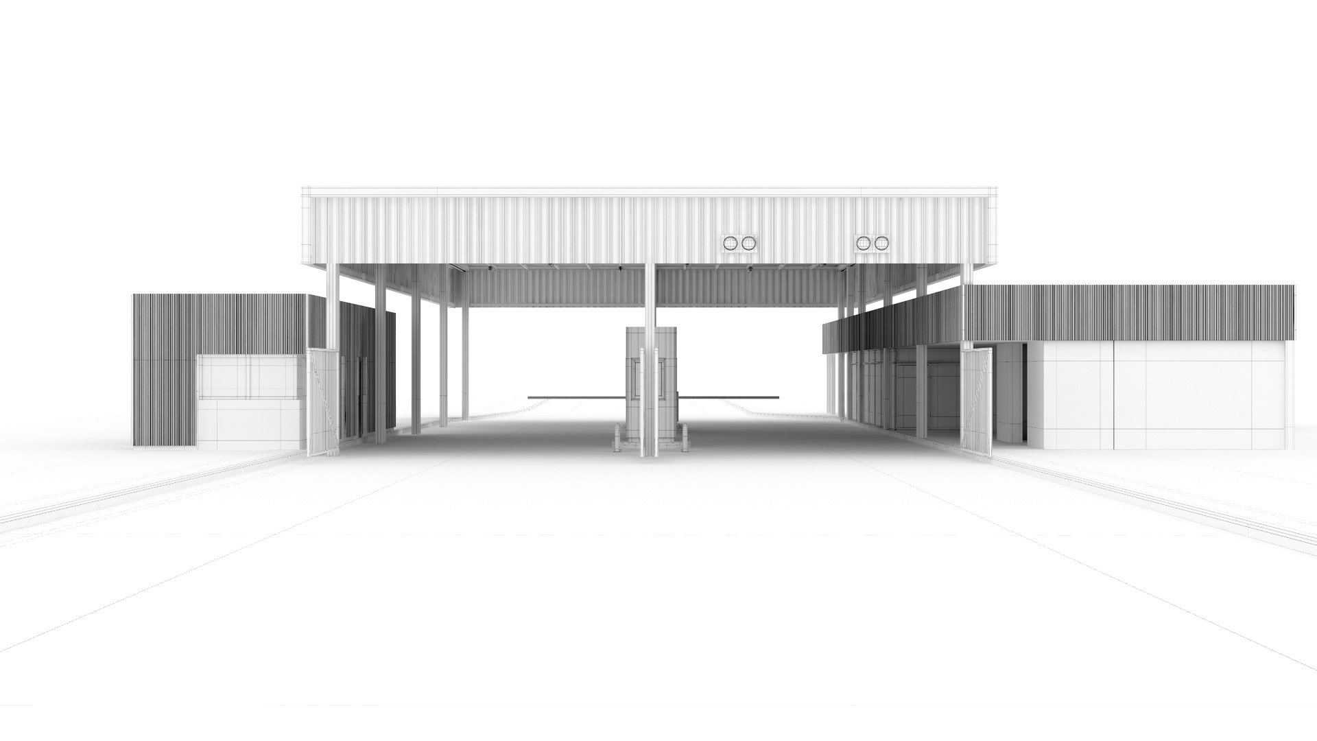 Border Crossing 01 3D - TurboSquid 2161708