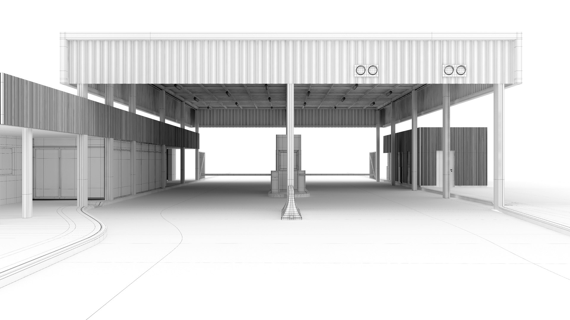 Border Crossing 01 3D - TurboSquid 2161708