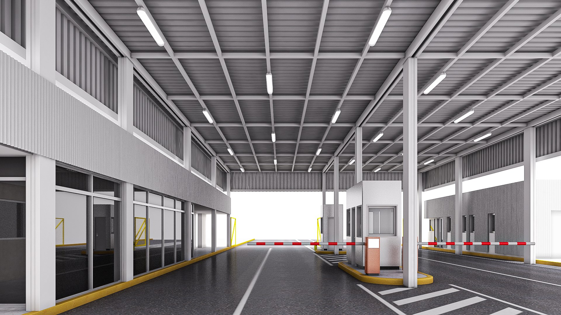 Border Crossing 01 3D - TurboSquid 2161708