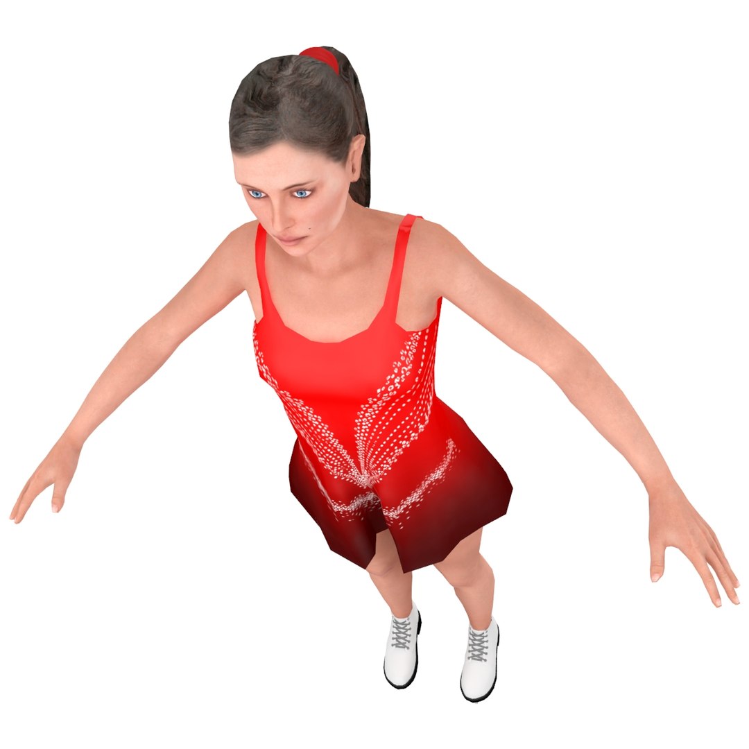 Female Figure Skater Model - TurboSquid 1312316