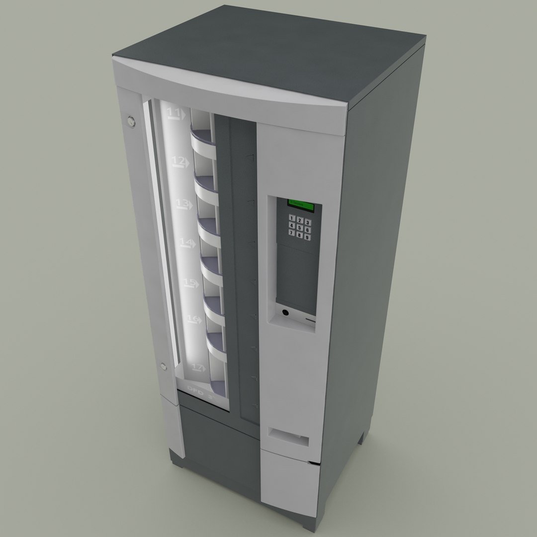 3d Model Vending Machine 4