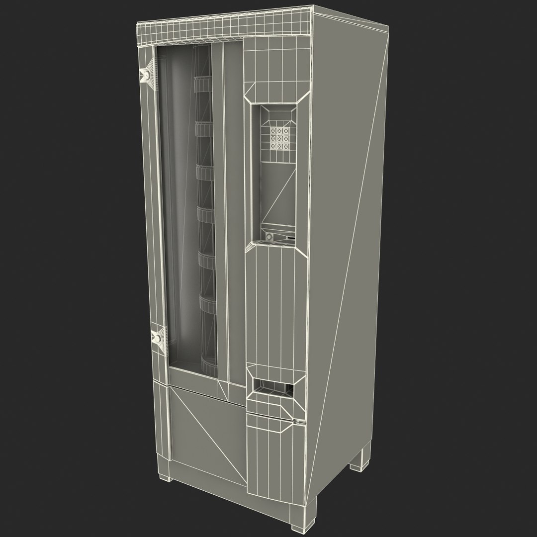 3d Model Vending Machine 4