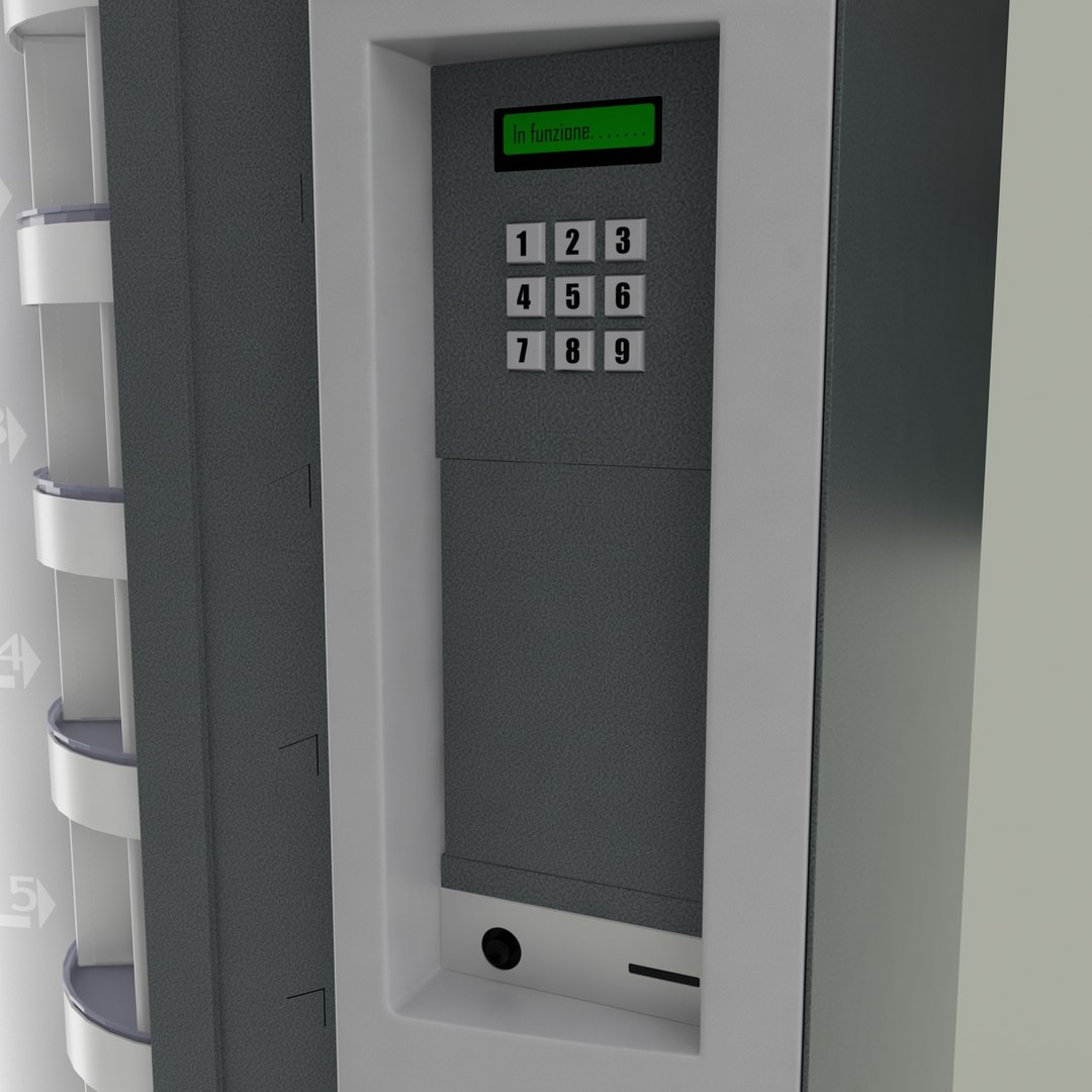 3d Model Vending Machine 4
