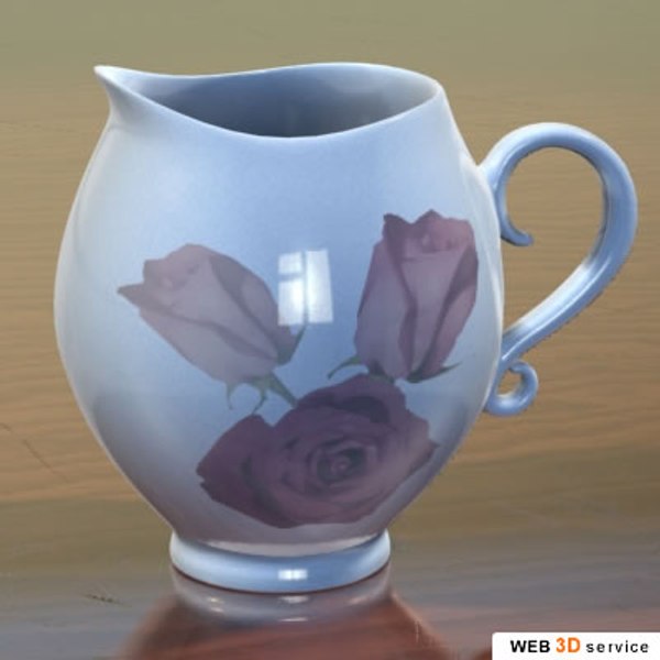 3d model jug photorealistic shaders