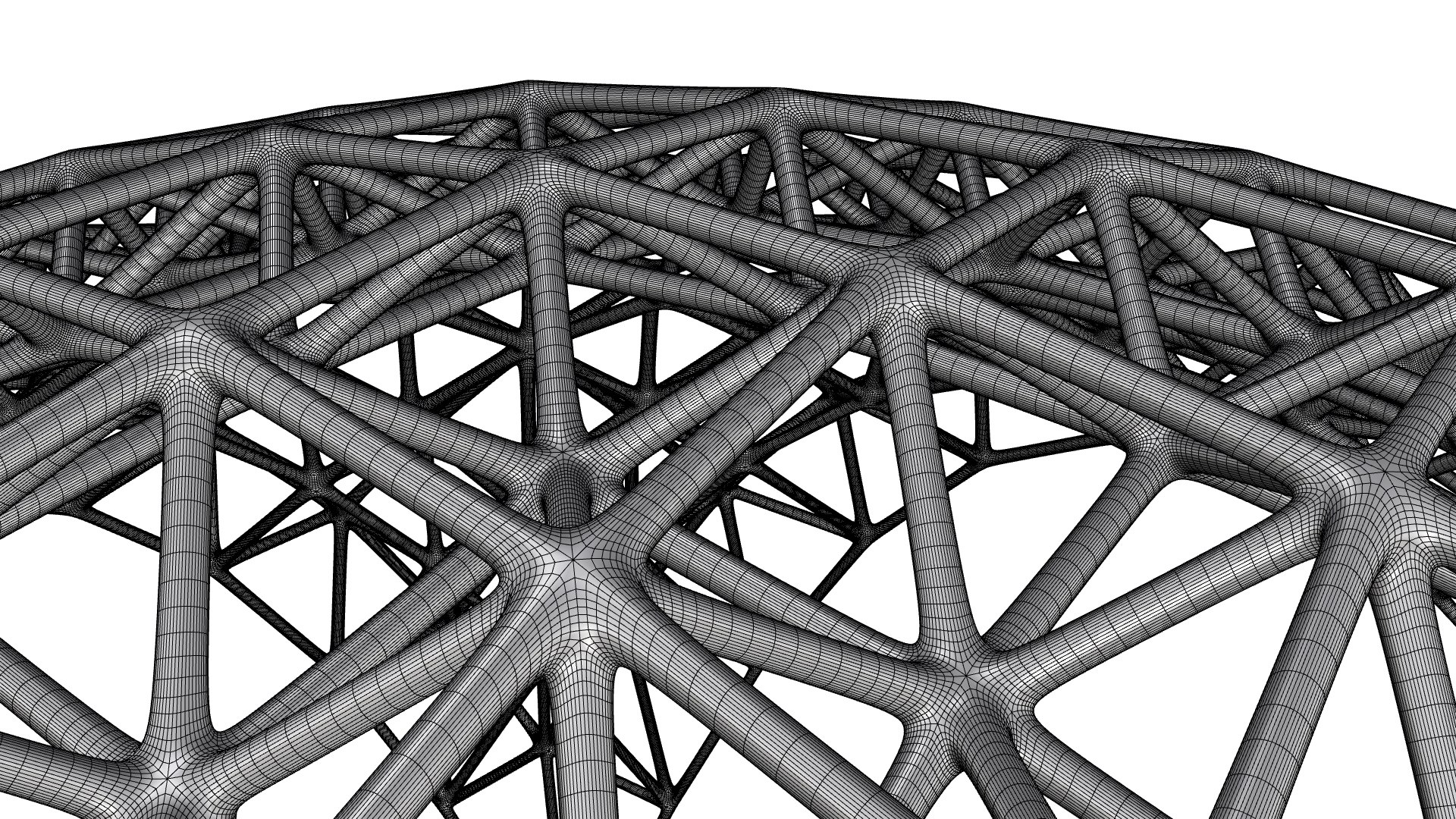 3D Truss Dome Structure Pavilion 02 HIGH - TurboSquid 2254757