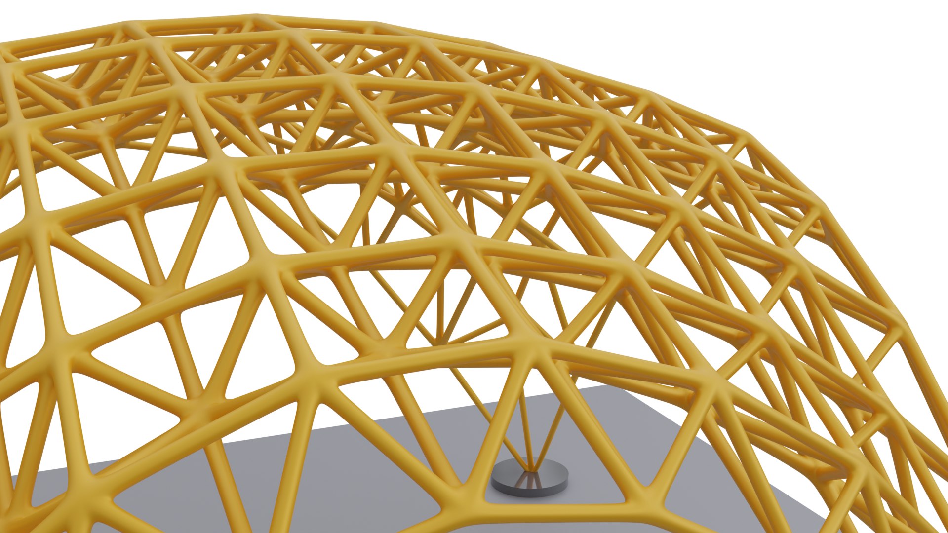 3D Truss Dome Structure Pavilion 02 HIGH - TurboSquid 2254757