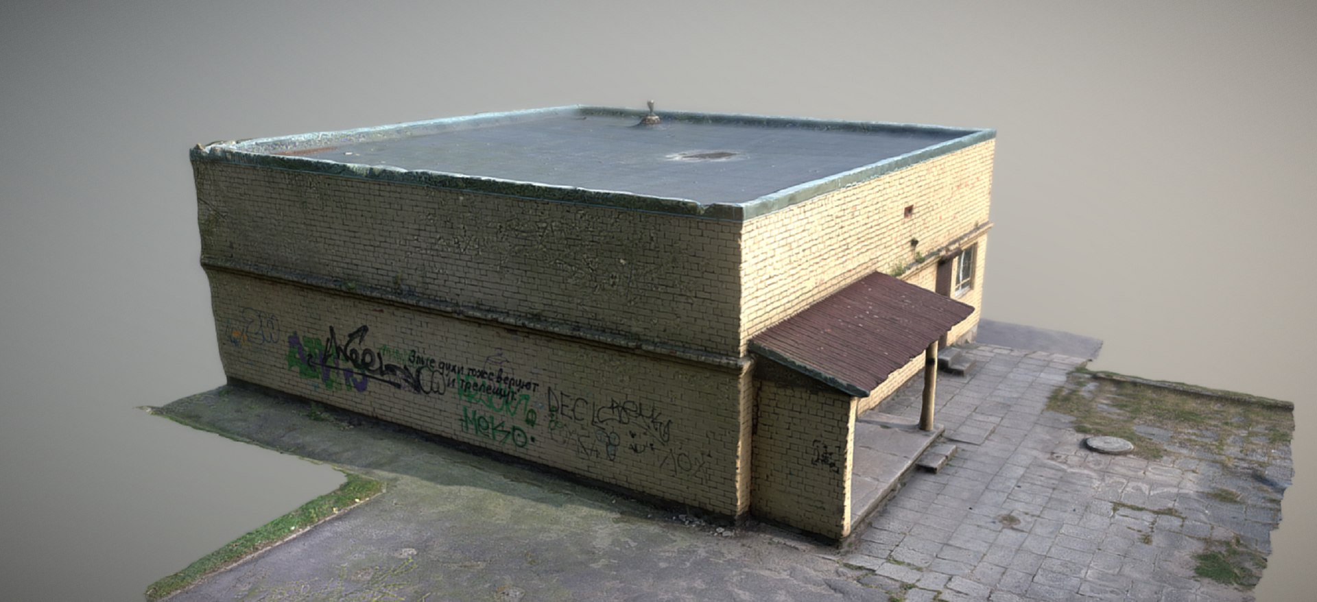 3D brick building - TurboSquid 1618588