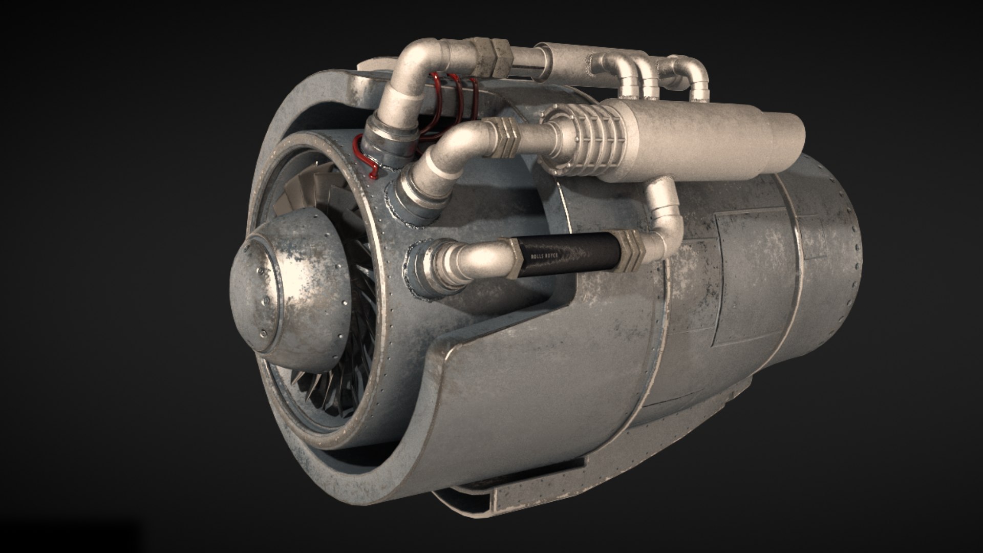 3D Jet Engine - TurboSquid 2360447