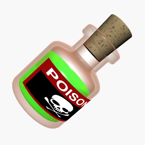 3D model poison bottle - TurboSquid 1664152