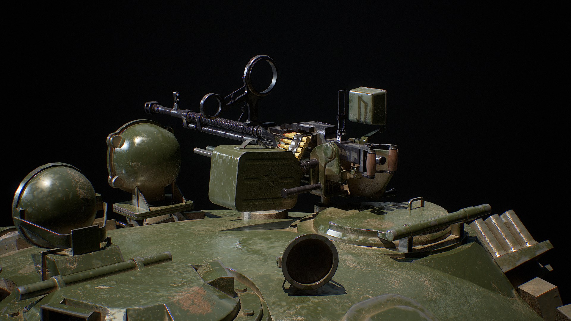 T62-M - Object 166 M6 - Main Soviet Union Battle Tank PBR 3D model ...
