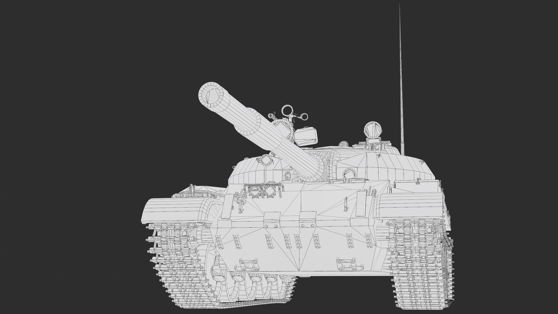 T62-M - Object 166 M6 - Main Soviet Union Battle Tank PBR 3D model ...
