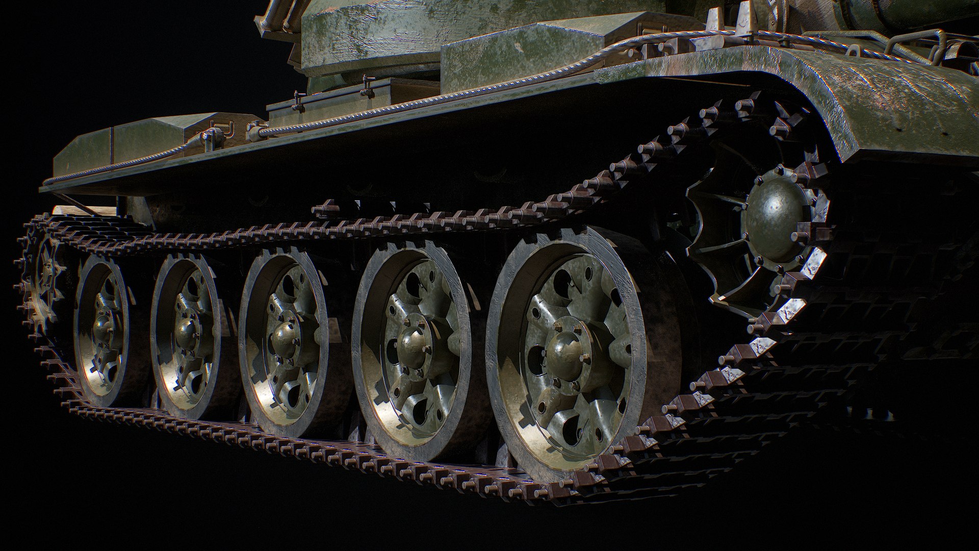 T62-M - Object 166 M6 - Main Soviet Union Battle Tank PBR 3D model ...