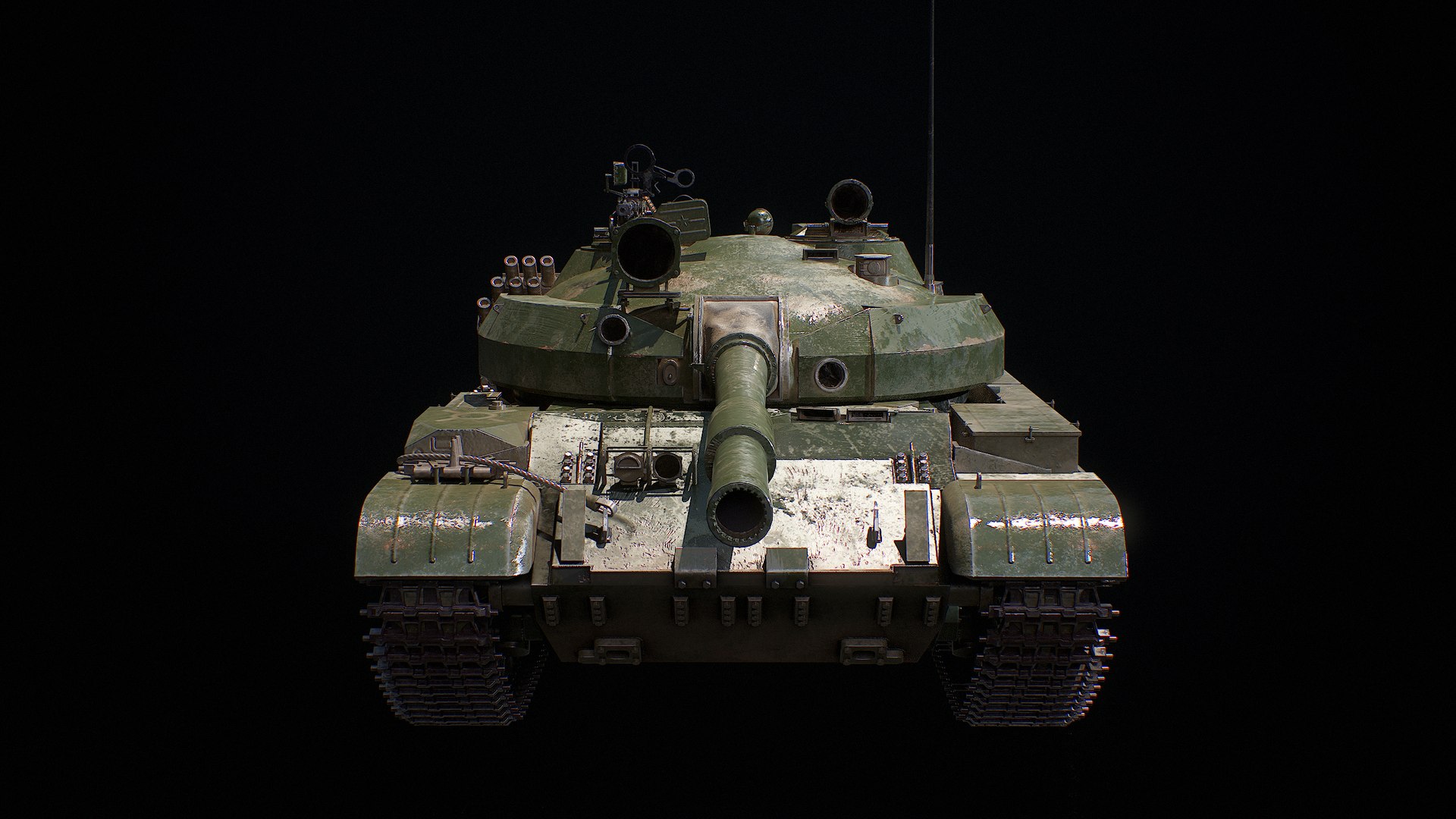 T62-M - Object 166 M6 - Main Soviet Union Battle Tank PBR 3D Model ...
