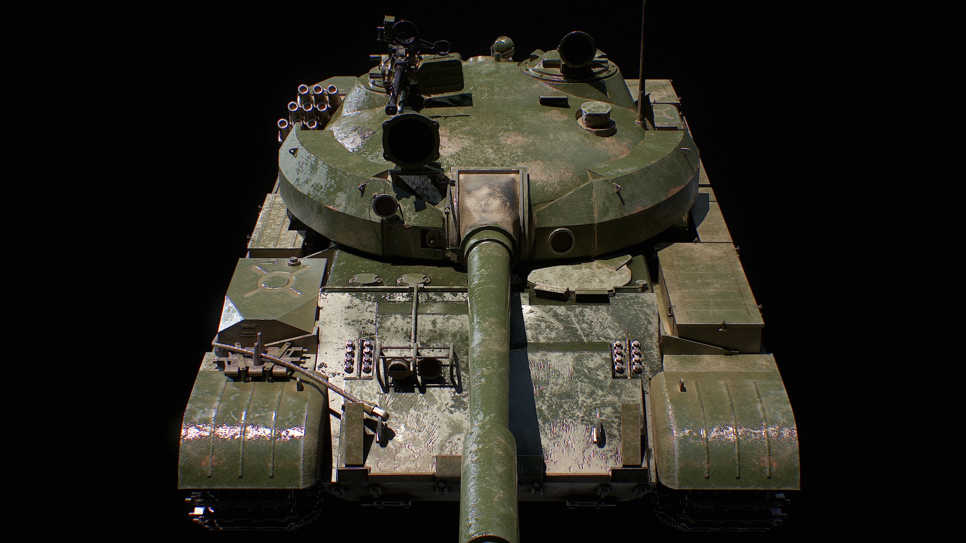 T62-M - Object 166 M6 - Main Soviet Union Battle Tank PBR 3D model ...