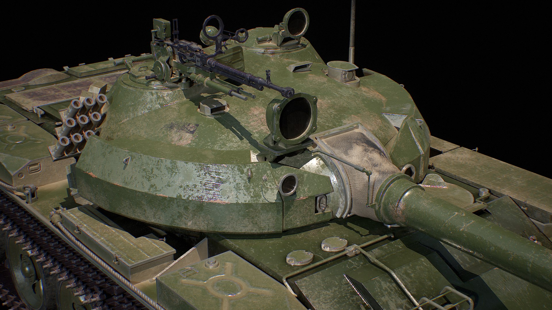 T62-M - Object 166 M6 - Main Soviet Union Battle Tank PBR 3D model ...