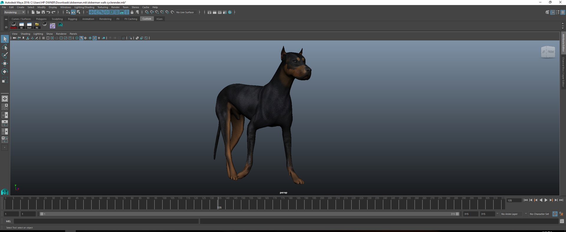 3D Dog Walk Cycle - TurboSquid 1252723