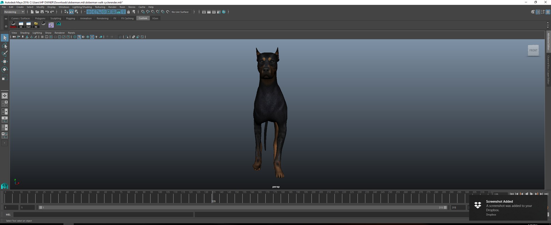 3D Dog Walk Cycle - TurboSquid 1252723