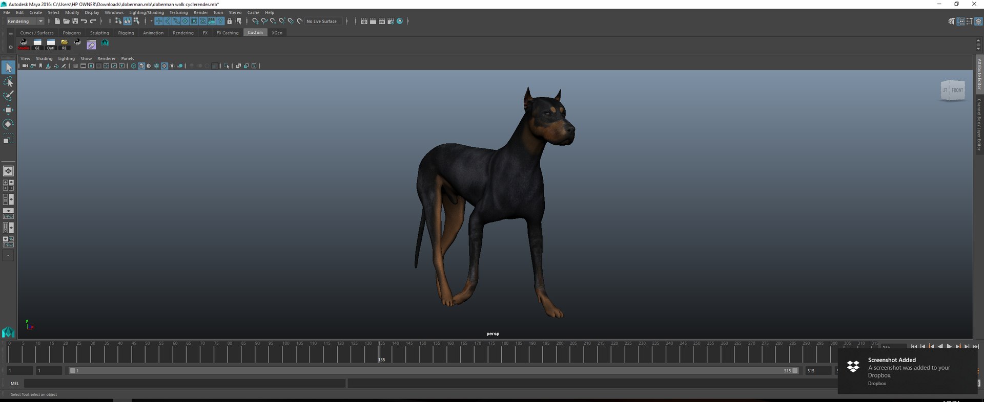 3D Dog Walk Cycle - TurboSquid 1252723