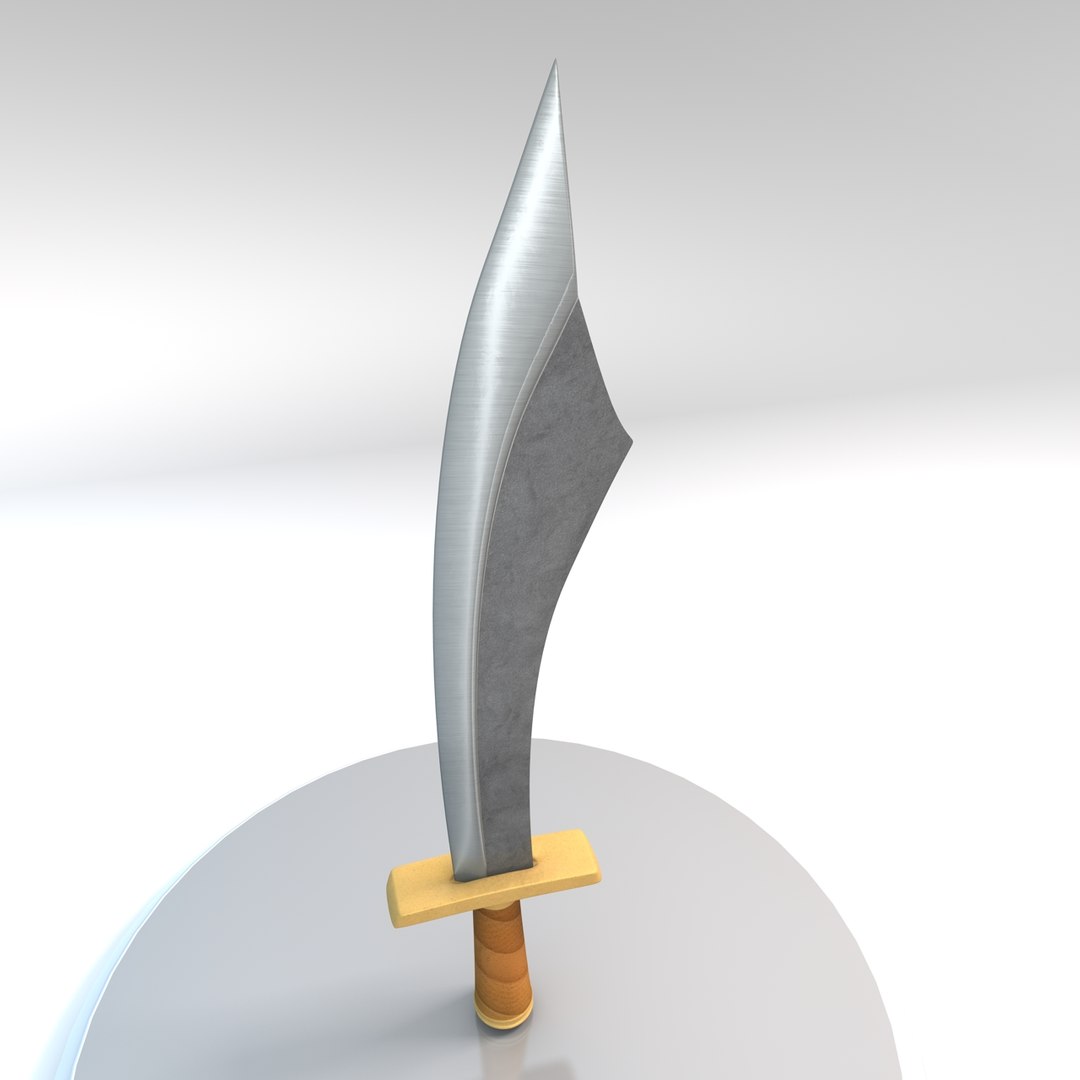 cleaver weapon 3d model