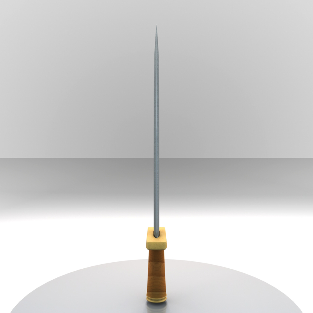 cleaver weapon 3d model