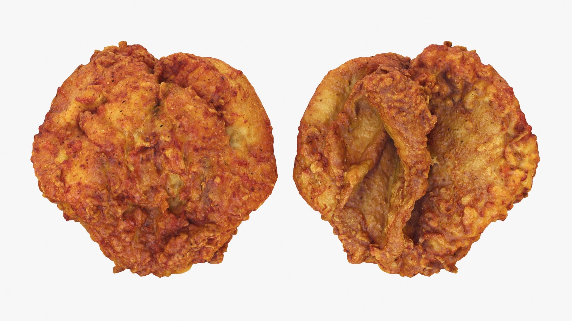 KFC Fried Chicken Breast Collection Model - TurboSquid 2326268