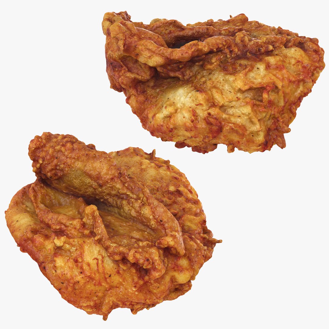KFC Fried Chicken Breast Collection Model - TurboSquid 2326268