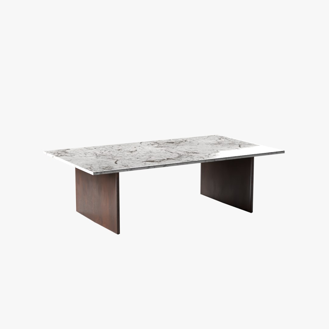 3D Marble Coffee Table - TurboSquid 2087005