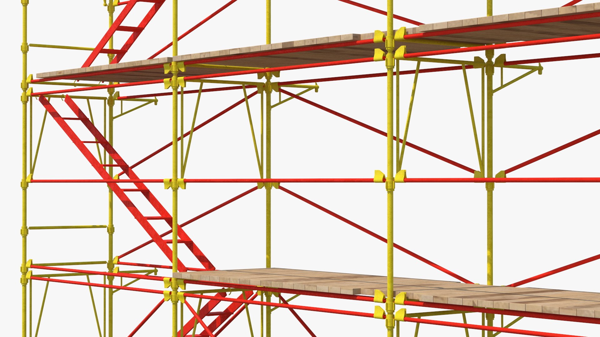 3D Construction Scaffolding Structure Model - TurboSquid 2347131