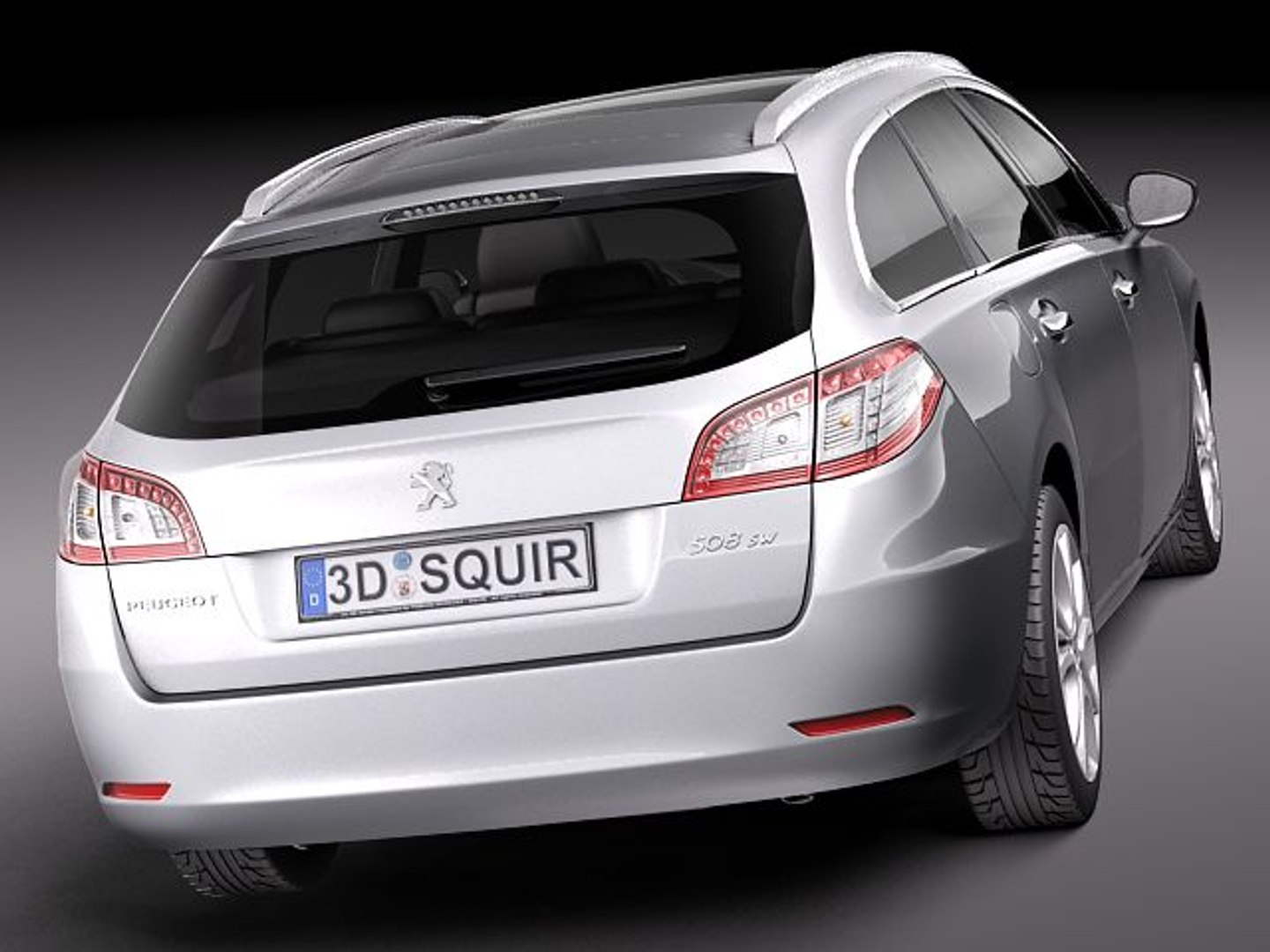 Peugeot 508 Wagon 3d Max