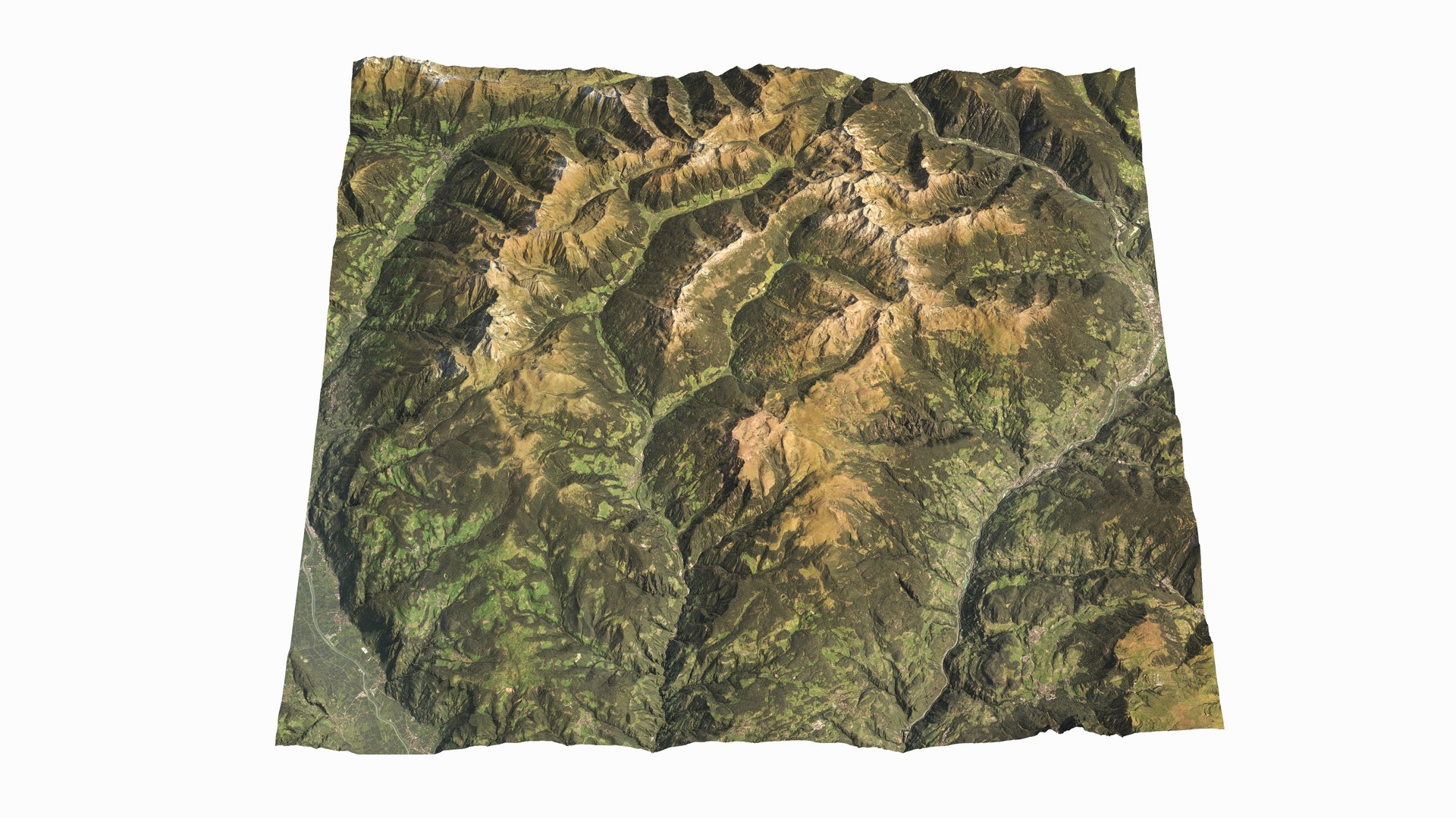 3D Dolomites Model - TurboSquid 2332717