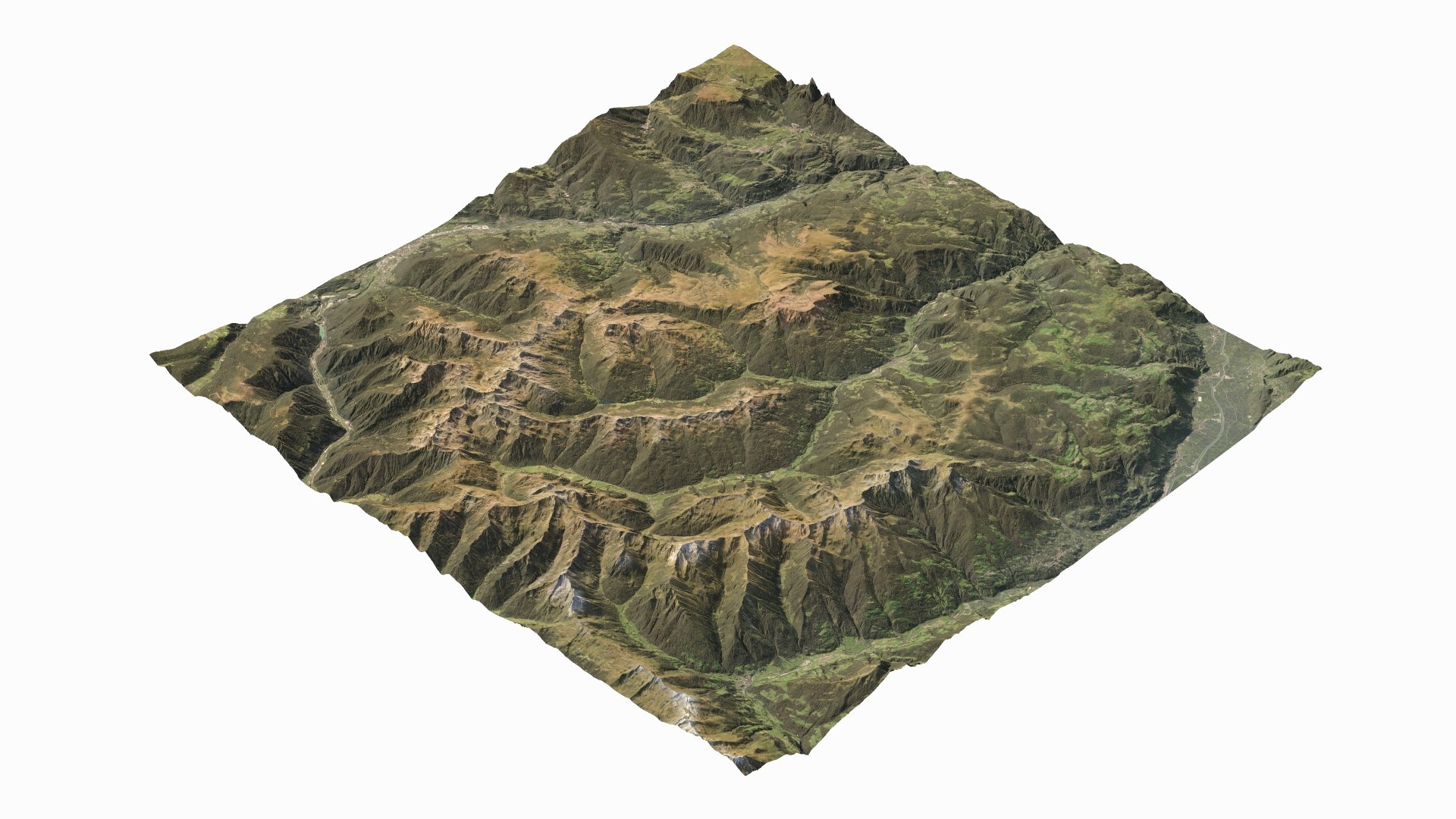 3D Dolomites Model - TurboSquid 2332717