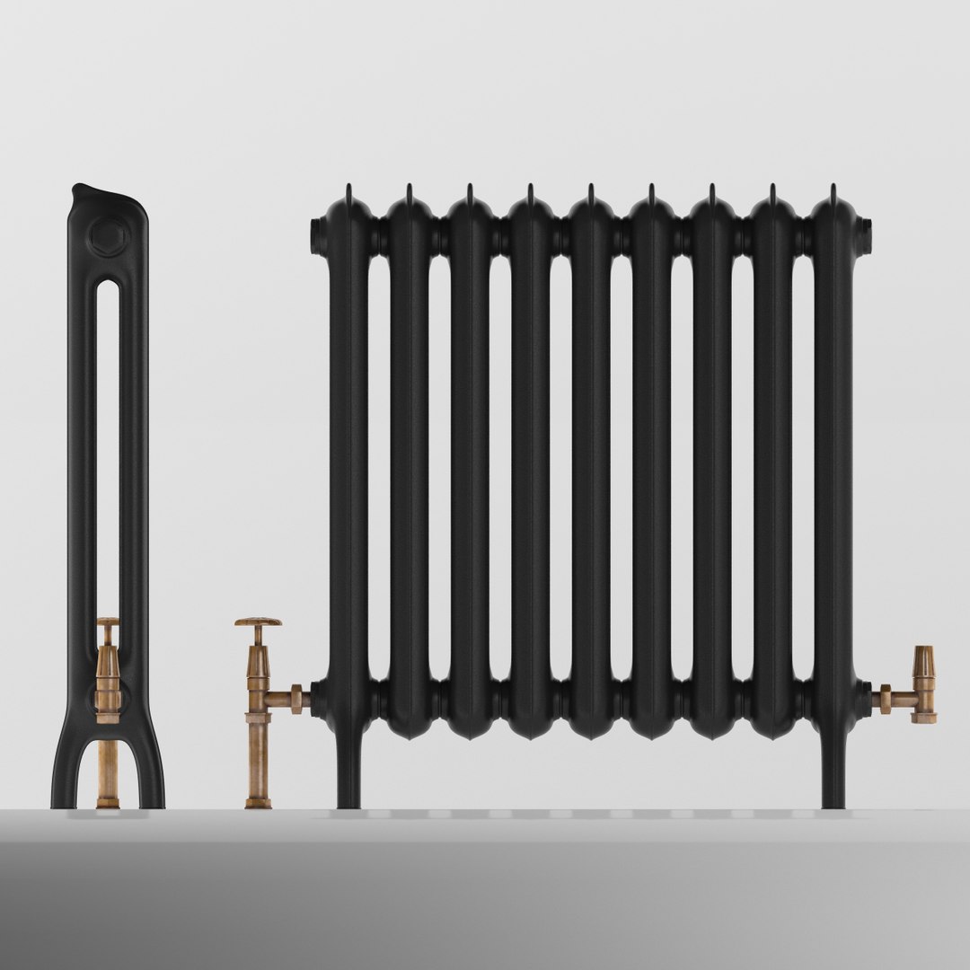 Cast Iron Radiator 3d Model