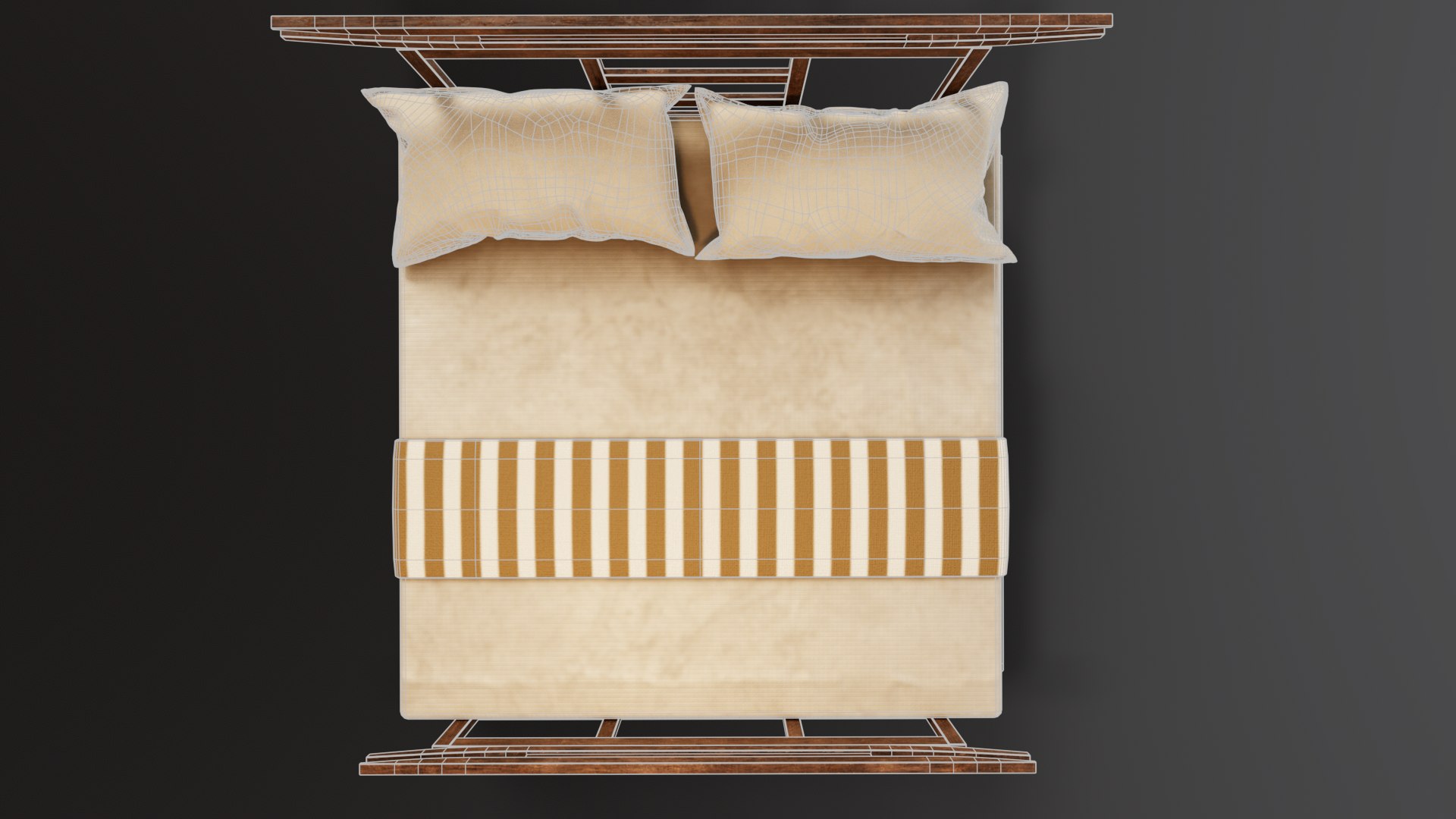 Kondo Bed 3D - TurboSquid 2276533