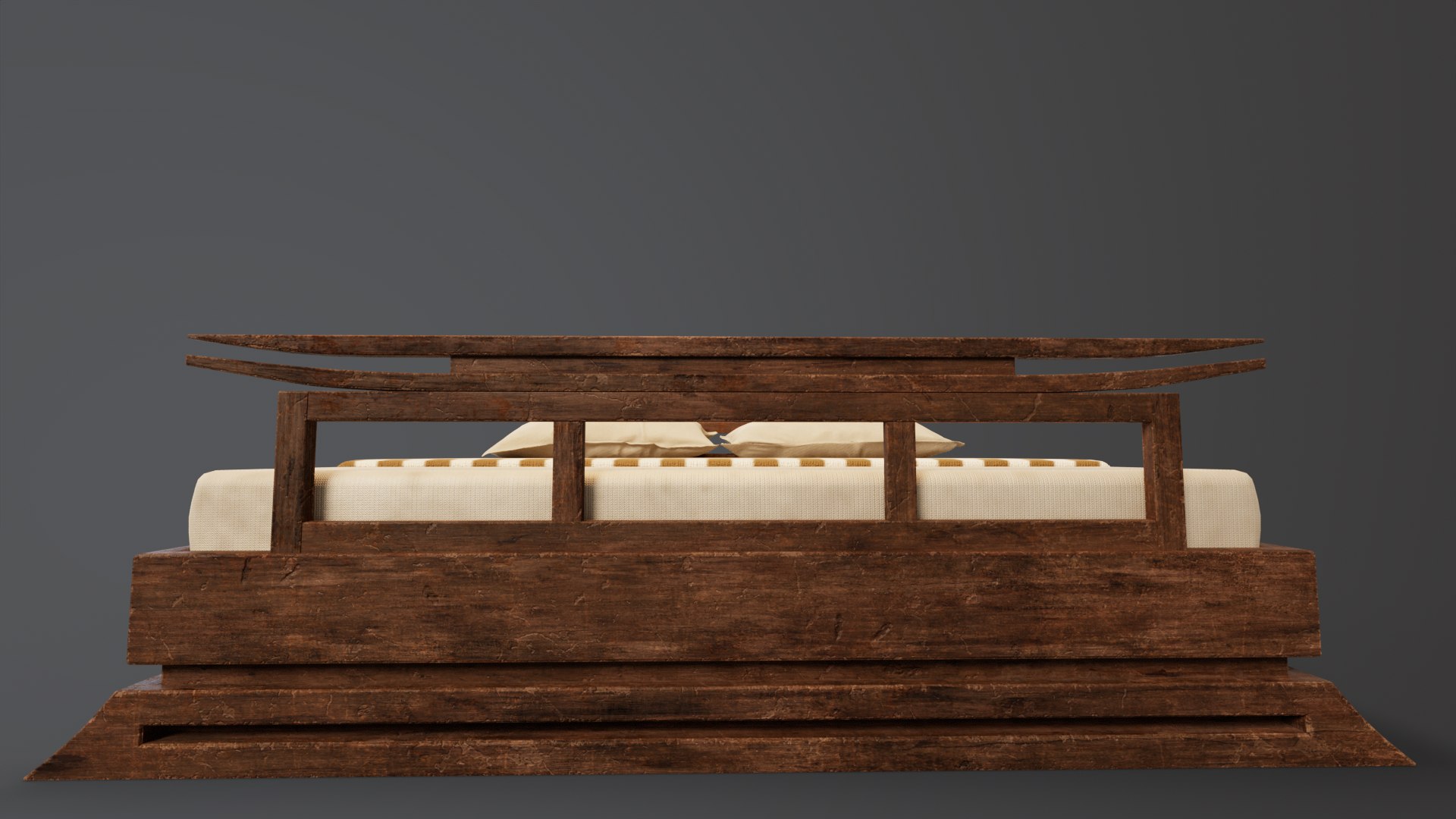 Kondo Bed 3D - TurboSquid 2276533