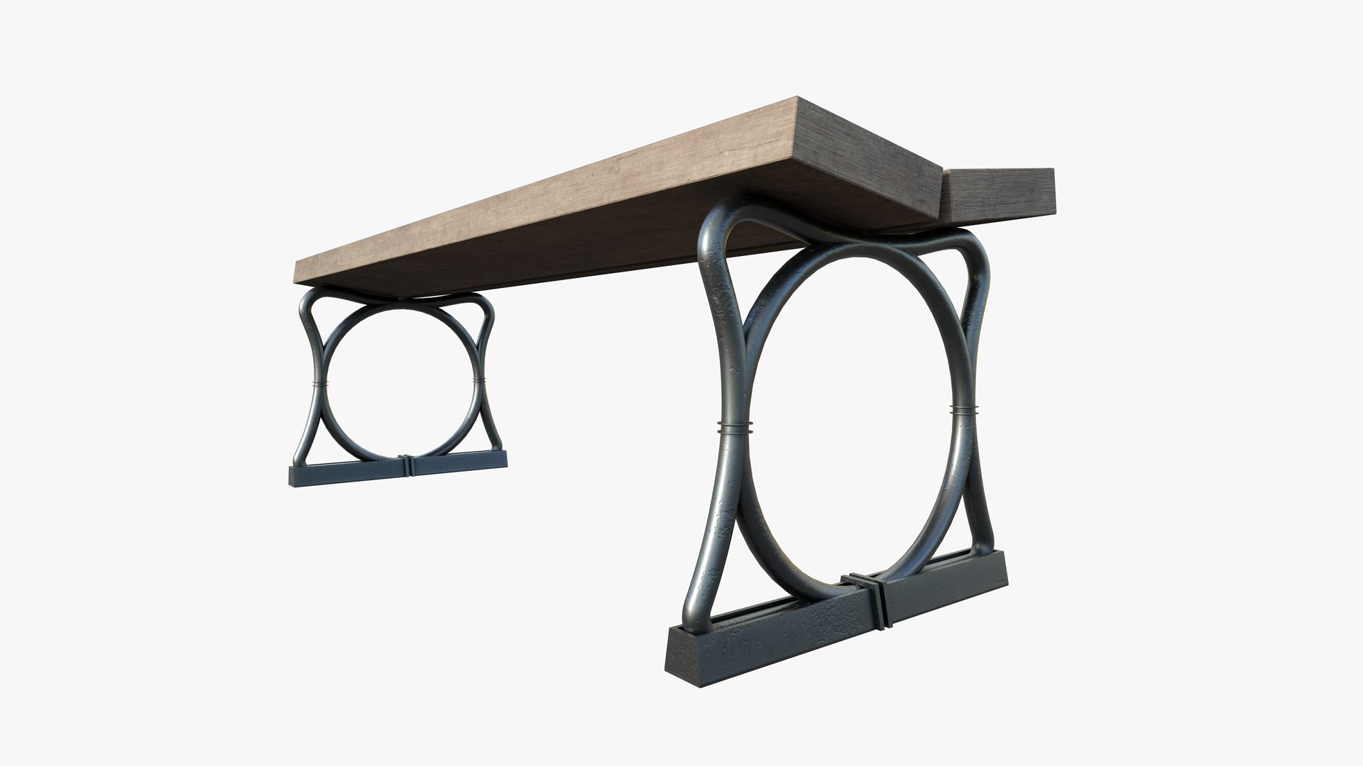 Bench 1 With PBR 4K 8K Model - TurboSquid 1843317