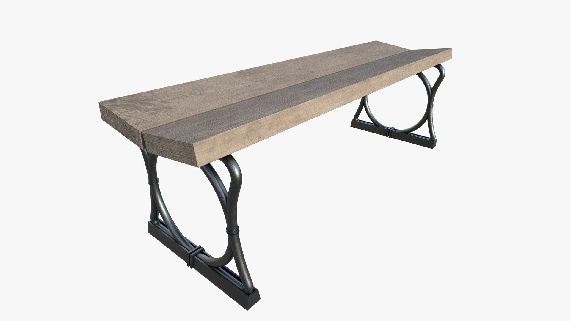 Bench 1 With PBR 4K 8K Model - TurboSquid 1843317