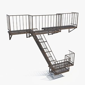 3D Fire Escape Models - Browse & Download Formats - TurboSquid